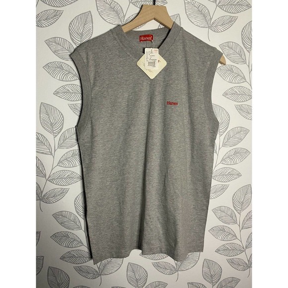 Hanes | Jackets & Coats | 9s Hanes Vest With Red Embroidered Logo New ...